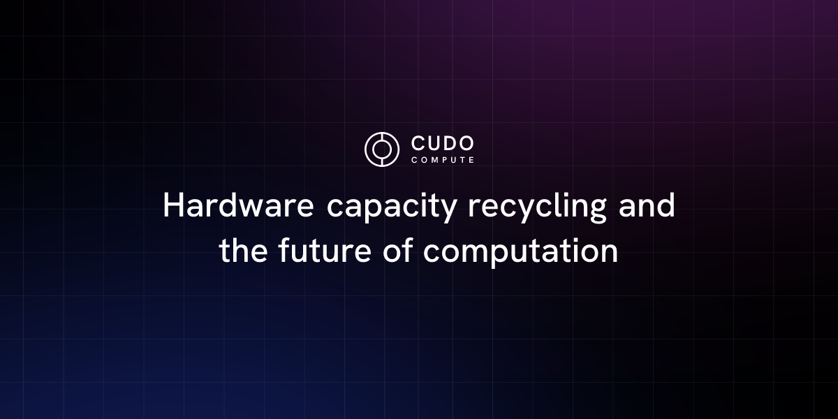 Hardware capacity recycling and the future of computation